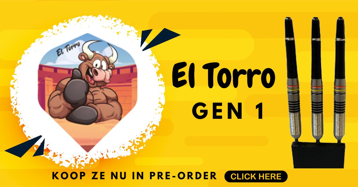 Steel Tip - Player El Torro 90% Gen 1 - Torro | Webshop Darts Store Putte